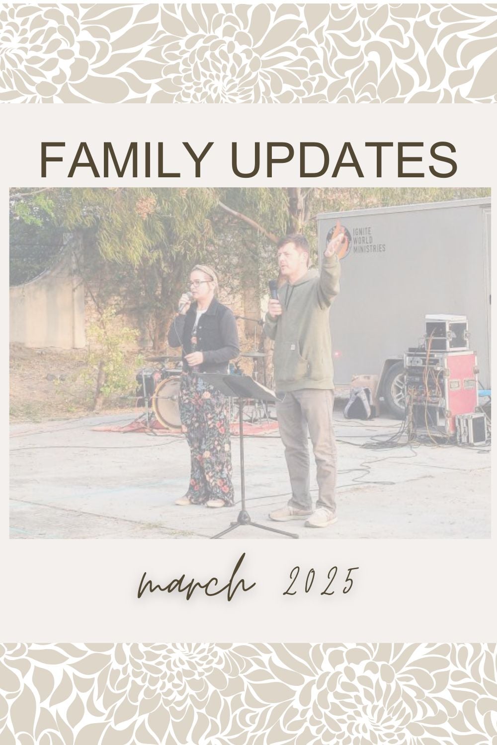 March, 2025 (Update) - Life in Our Corner